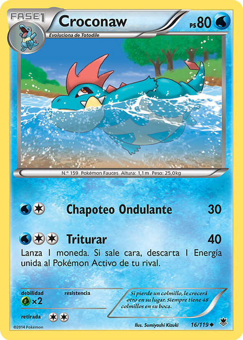 Croconaw (Fuerzas Fantasmales TCG) - WikiDex, la enciclopedia Pokémon