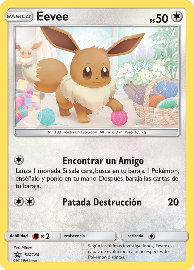 Eevee (SM Promo 184 TCG) - WikiDex, la enciclopedia Pokémon