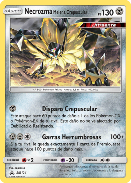 Necrozma Melena Crepuscular (SM Promo 107 TCG) - WikiDex, la enciclopedia Pokémon