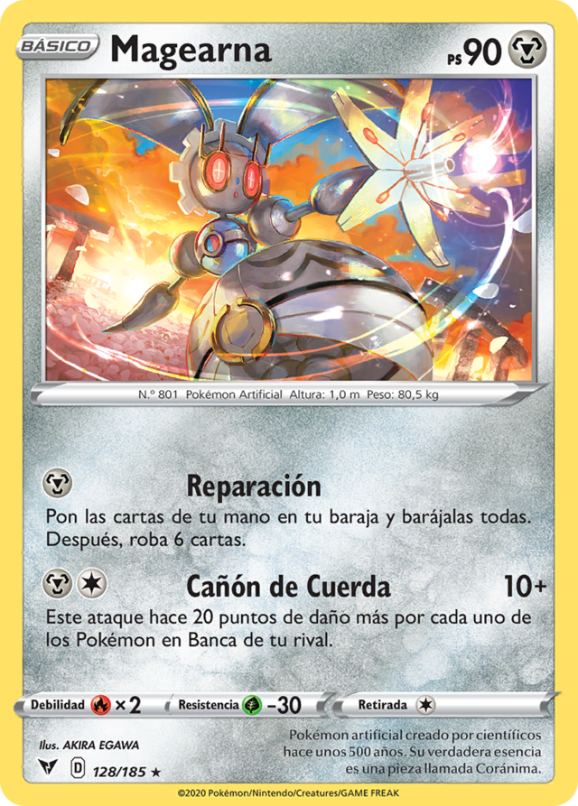 Magearna (Voltaje Vívido TCG) - WikiDex, la enciclopedia Pokémon