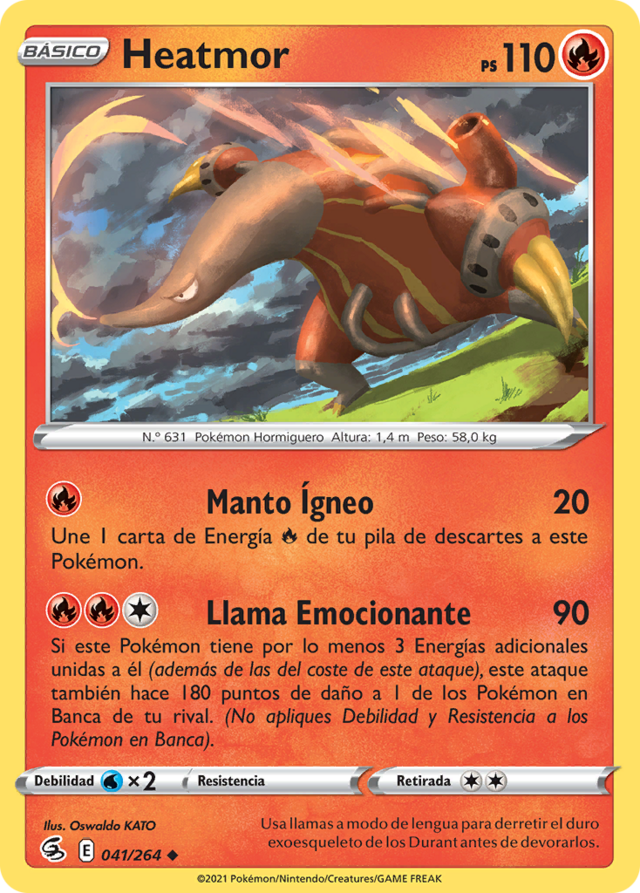 Heatmor (Golpe Fusión TCG) - WikiDex, la enciclopedia Pokémon