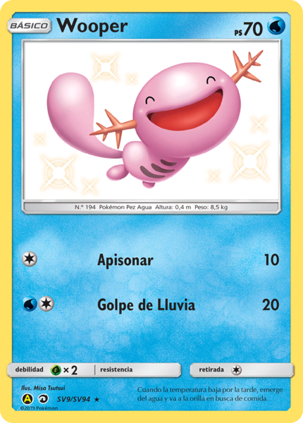 Wooper (Majestad de Dragones TCG) - WikiDex, la enciclopedia Pokémon