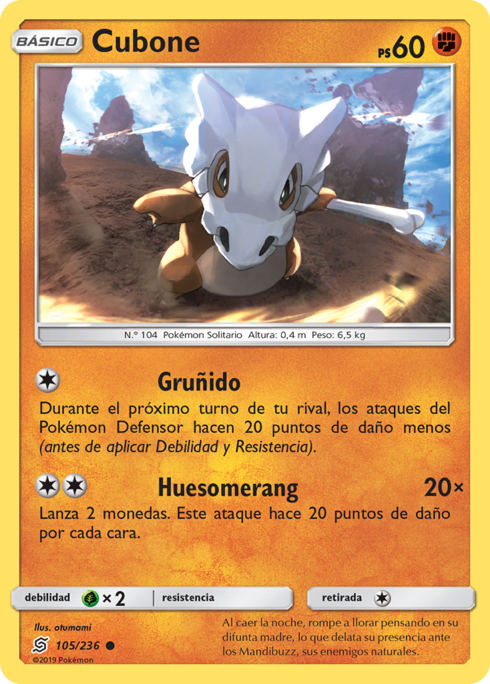 Cubone (Mentes Unidas TCG) - WikiDex, la enciclopedia Pokémon
