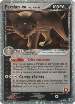 Persian-ex del Rocket (Fuerzas Ocultas TCG) - WikiDex, la enciclopedia ...