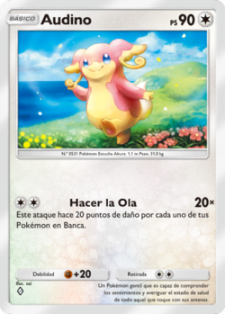 Audino (Arboleda de Eevee TCG Pocket) - WikiDex, la enciclopedia Pokémon