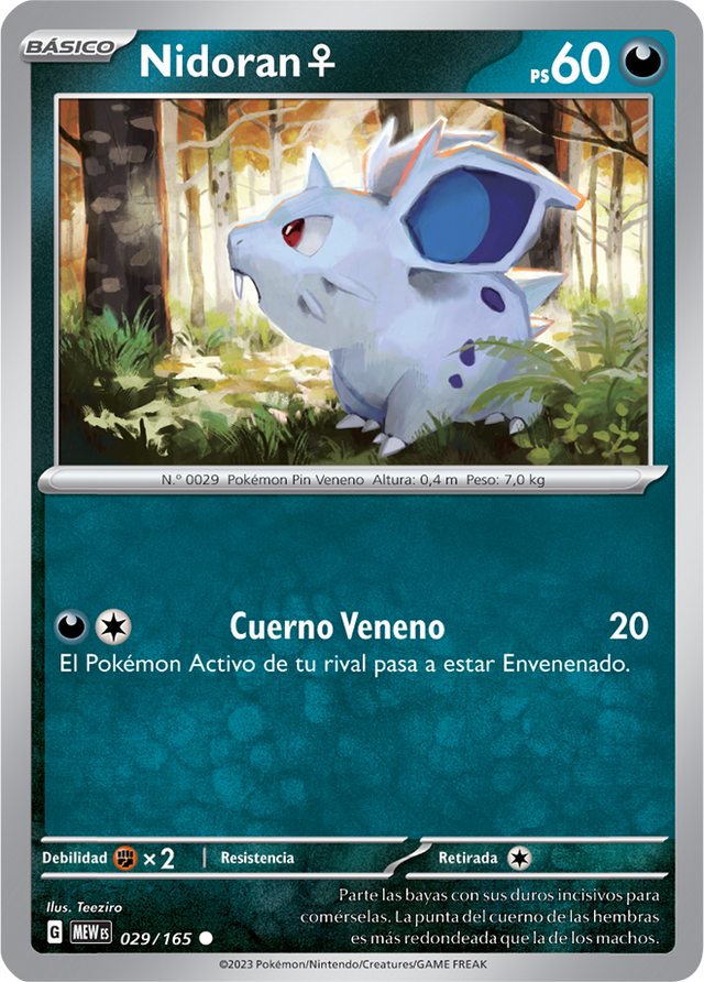 Nidoran♀ (151 TCG) - WikiDex, la enciclopedia Pokémon