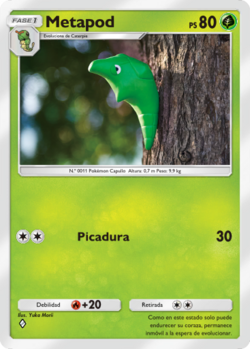 Metapod (Genes Formidables TCG Pocket) - WikiDex, la enciclopedia Pokémon