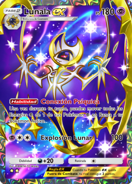 Lunala ex (Guardianes Celestiales TCG Pocket) - WikiDex, la enciclopedia Pokémon
