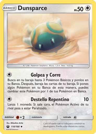 Dunsparce (Sandstorm TCG) - WikiDex, la enciclopedia Pokémon