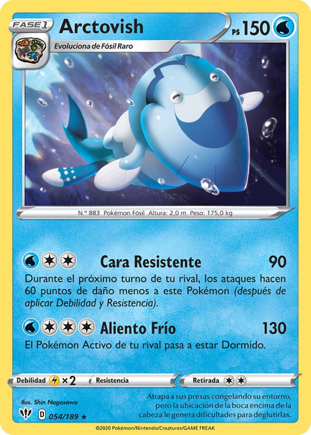 Arctovish (Oscuridad Incandescente TCG) - WikiDex, la enciclopedia Pokémon