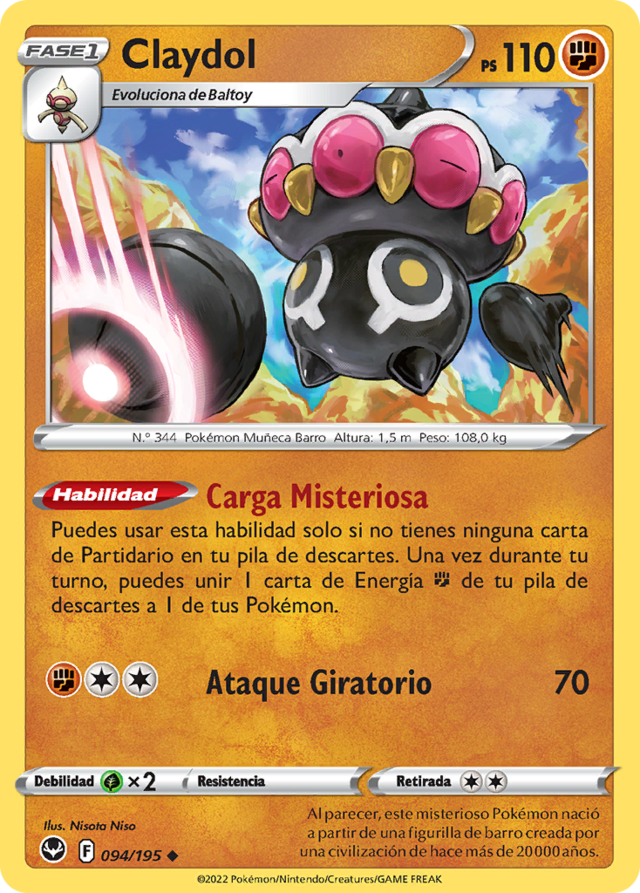 Claydol (Tempestad Plateada TCG) - WikiDex, la enciclopedia Pokémon