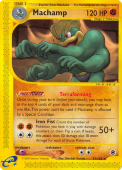 Machamp (Expedition Base Set TCG) - WikiDex, la enciclopedia Pokémon
