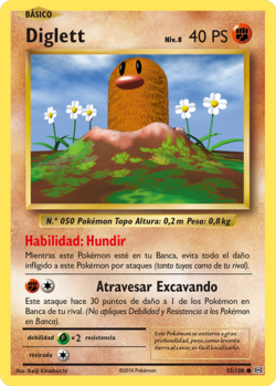 Diglett (Evoluciones TCG) - WikiDex, la enciclopedia Pokémon