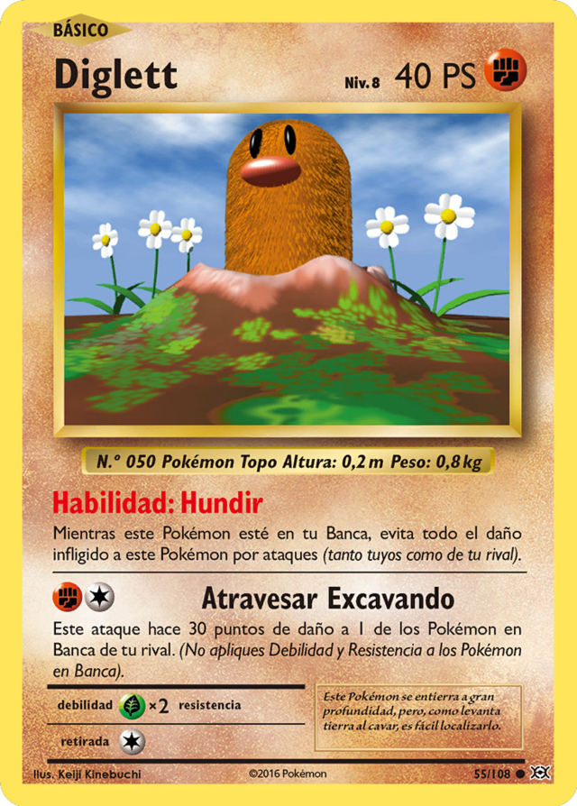 Diglett (Evoluciones TCG) - WikiDex, la enciclopedia Pokémon