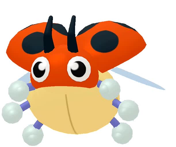Archivo:Ledyba HOME.webm - WikiDex, la enciclopedia Pokémon
