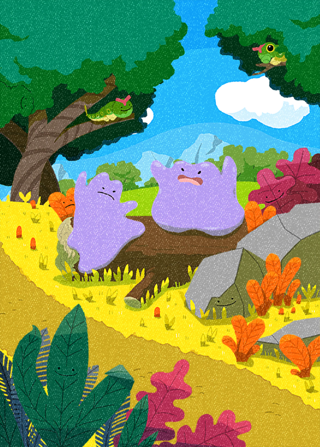 Archivo:Ditto en su hábitat.png - WikiDex, la enciclopedia Pokémon