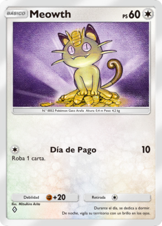 Meowth (Genes Formidables TCG Pocket) - WikiDex, la enciclopedia Pokémon