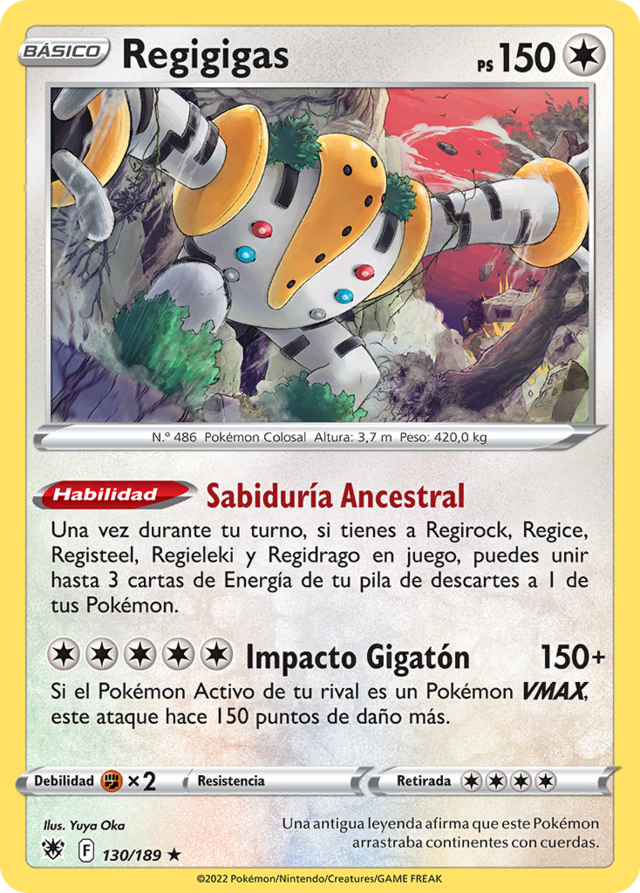 Regigigas (Resplandor Astral TCG) - WikiDex, la enciclopedia Pokémon