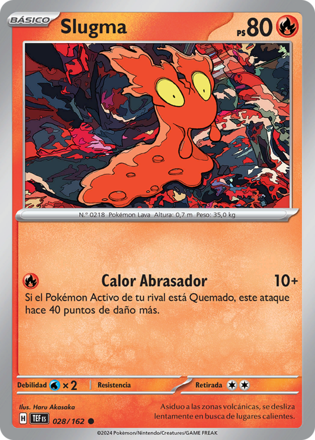 Slugma (Fuerzas Temporales TCG) - WikiDex, la enciclopedia Pokémon