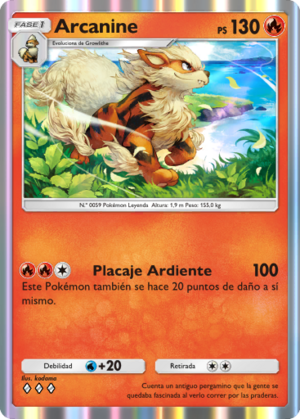 Growlithe (Genes Formidables TCG Pocket) - WikiDex, la enciclopedia Pokémon