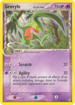 Grovyle δ (Crystal Guardians TCG) - WikiDex, la enciclopedia Pokémon