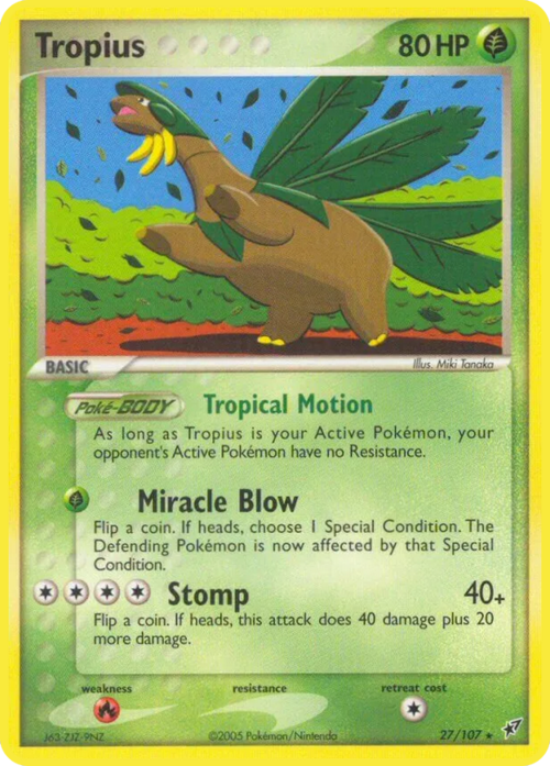 Tropius (Deoxys TCG) - WikiDex, la enciclopedia Pokémon