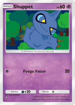 Shuppet (Guardianes Celestiales TCG Pocket) - WikiDex, la enciclopedia ...