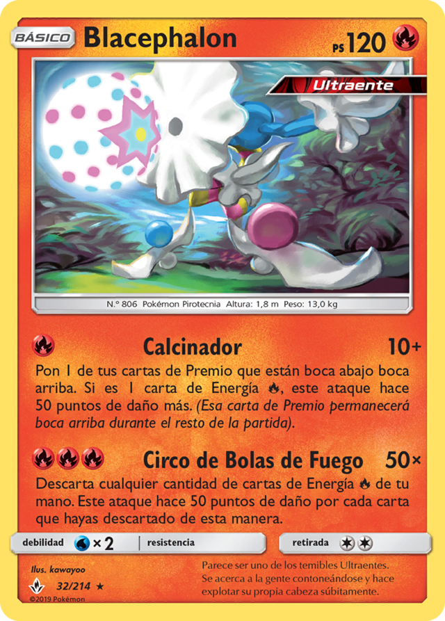 Blacephalon (Vínculos Indestructibles TCG) - WikiDex, la enciclopedia Pokémon
