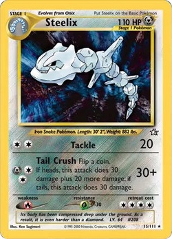 Steelix (Neo Génesis TCG) - WikiDex, la enciclopedia Pokémon
