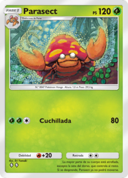 Parasect (Genes Formidables TCG Pocket) - WikiDex, la enciclopedia Pokémon