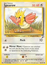Fearow (Jungla TCG) - WikiDex, la enciclopedia Pokémon