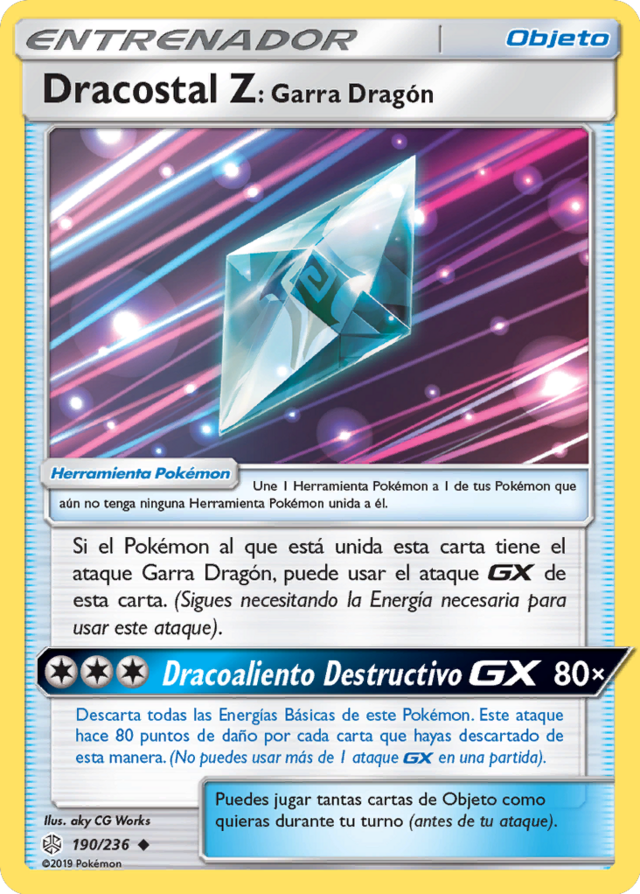Dracostal Z: Garra Dragón (TCG) - WikiDex, la enciclopedia Pokémon