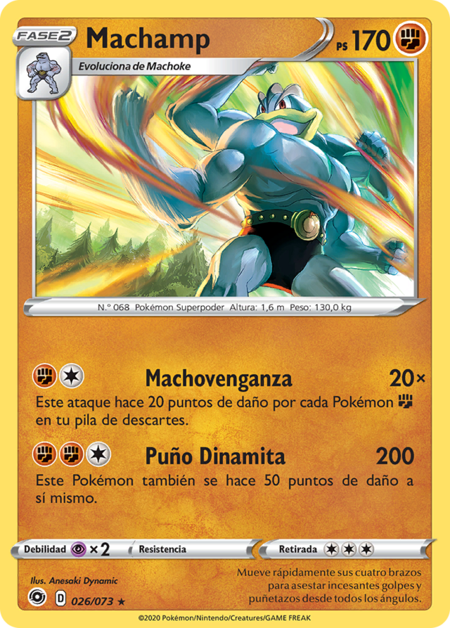 Machamp (Camino de Campeones TCG) - WikiDex, la enciclopedia Pokémon
