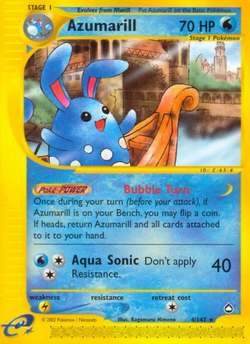 Azumarill (Aquapolis TCG) - WikiDex, la enciclopedia Pokémon