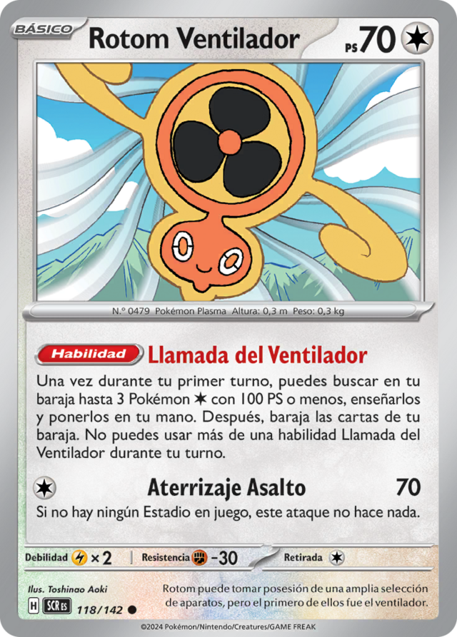 Rotom Ventilador (Corona Astral TCG) - WikiDex, la enciclopedia Pokémon