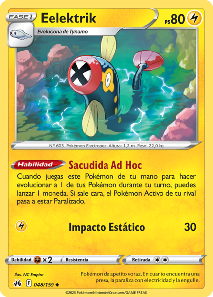 Eelektrik (Origen Perdido TCG) - WikiDex, la enciclopedia Pokémon