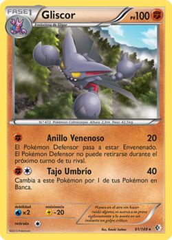 Gliscor (Fronteras Cruzadas TCG) - WikiDex, la enciclopedia Pokémon