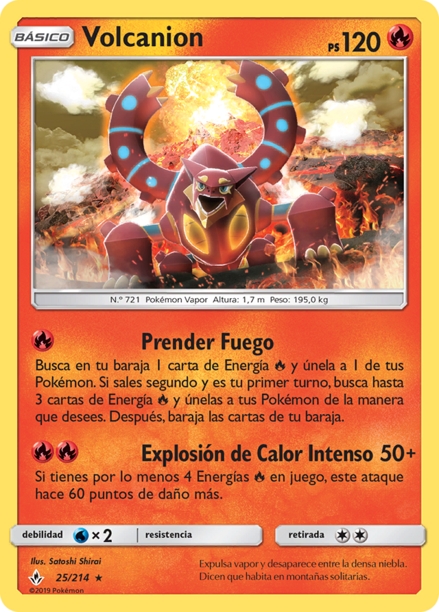 Volcanion (Vínculos Indestructibles TCG) - WikiDex, la enciclopedia Pokémon