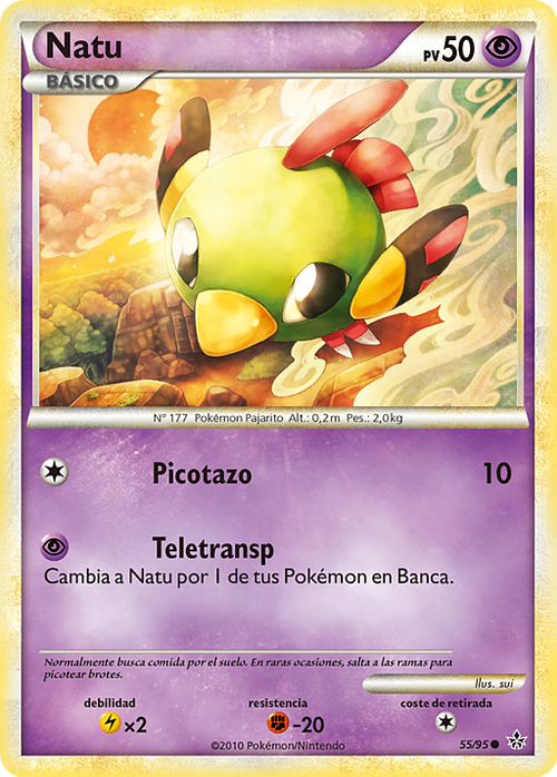 Natu (Liberados TCG) - WikiDex, la enciclopedia Pokémon