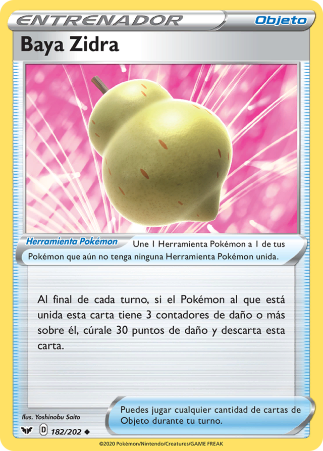 Baya Zidra (TCG) - WikiDex, la enciclopedia Pokémon