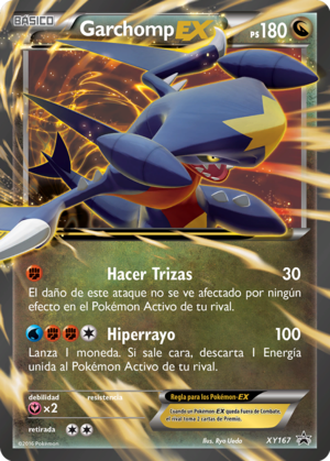 Garchomp-EX (XY Promo 167 TCG) - WikiDex, la enciclopedia Pokémon
