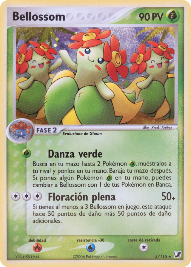 Bellossom (Fuerzas Ocultas TCG) - WikiDex, la enciclopedia Pokémon