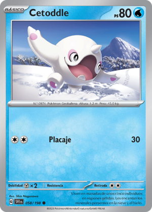 Cetitan (Escarlata y Púrpura TCG) - WikiDex, la enciclopedia Pokémon