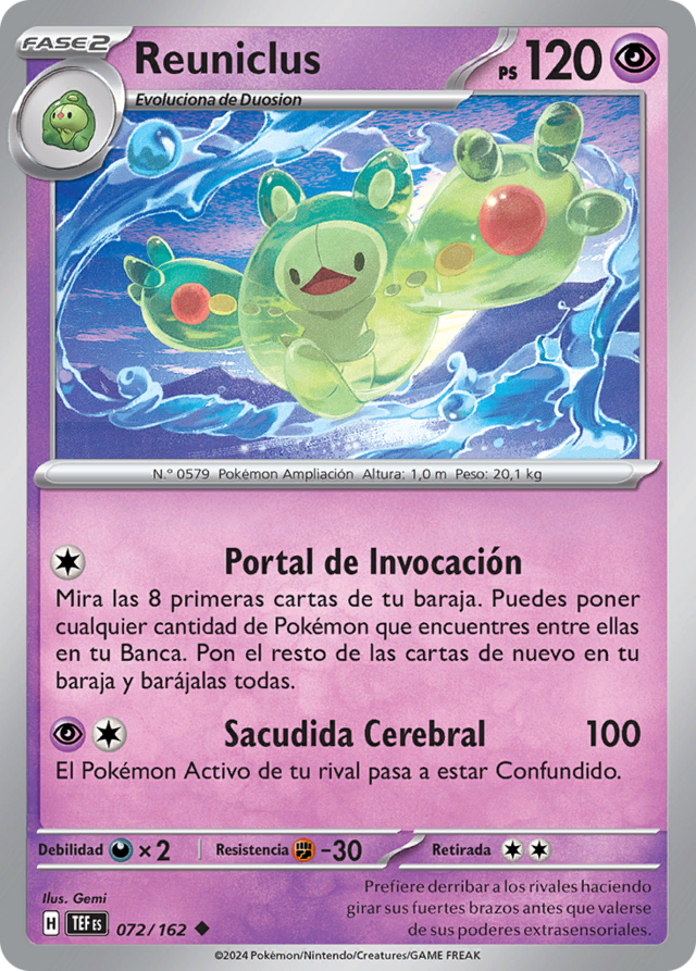 Reuniclus (Fuerzas Temporales TCG) - WikiDex, la enciclopedia Pokémon