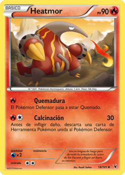 Heatmor (Nobles Victorias TCG) - WikiDex, la enciclopedia Pokémon