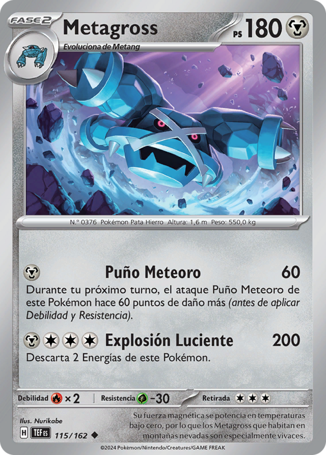 Metagross (Fuerzas Temporales TCG) - WikiDex, la enciclopedia Pokémon