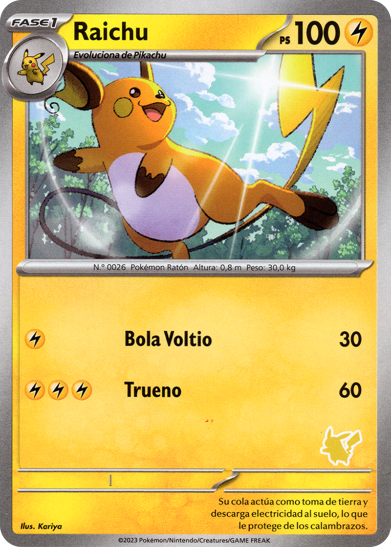 Raichu (Mi Primer Combate TCG) - WikiDex, la enciclopedia Pokémon