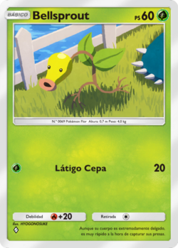 Bellsprout (Genes Formidables TCG Pocket) - WikiDex, la enciclopedia ...
