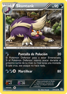 Stunky (Dragones Majestuosos TCG) - WikiDex, la enciclopedia Pokémon