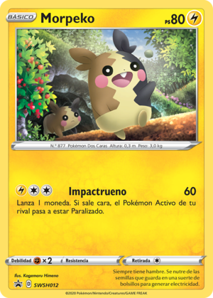 Morpeko (SWSH Promo 12 TCG) - WikiDex, la enciclopedia Pokémon